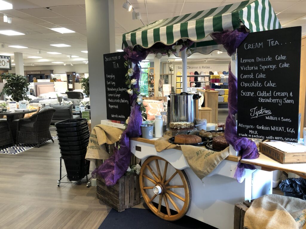 Afternoon Cream Tea Cart - Mobile Food and Drink Carts, Tricycles & Kiosk